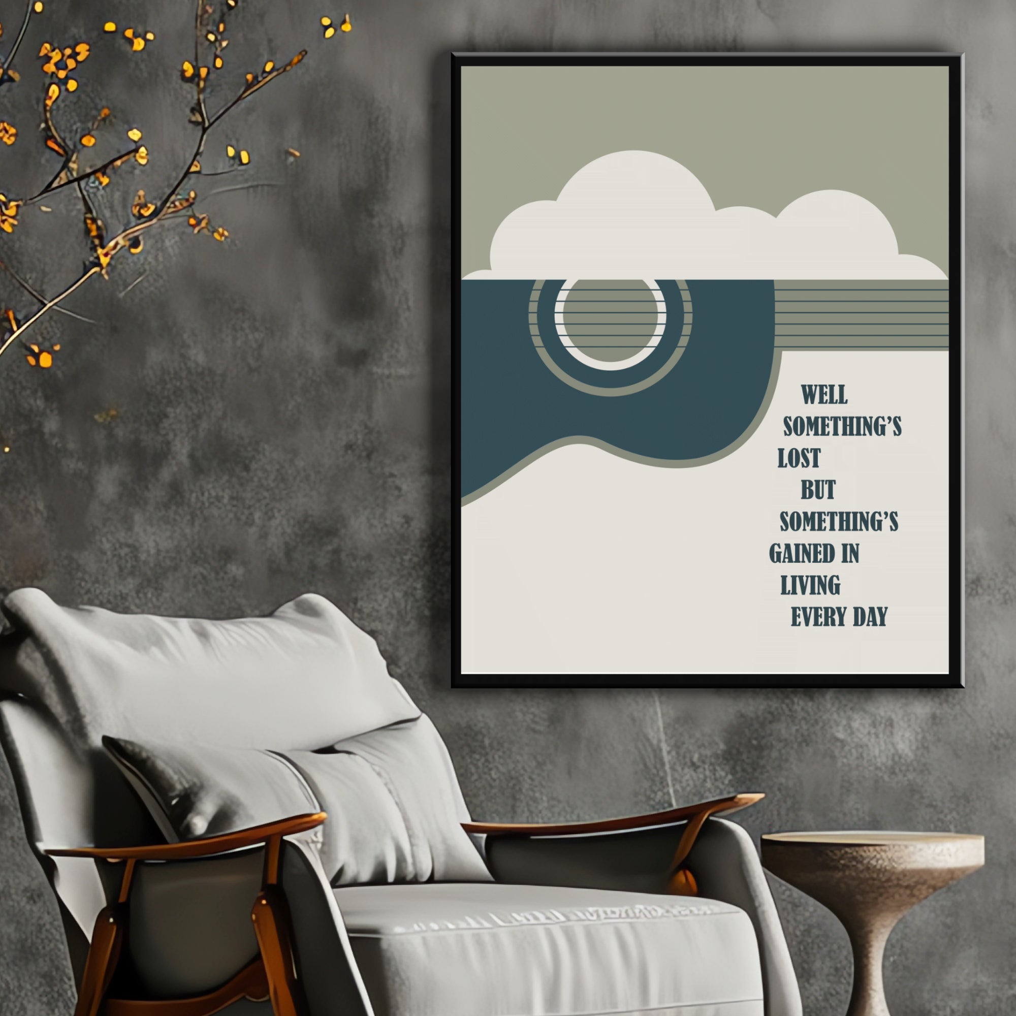 Joni Mitchell – Song Lyrics Art