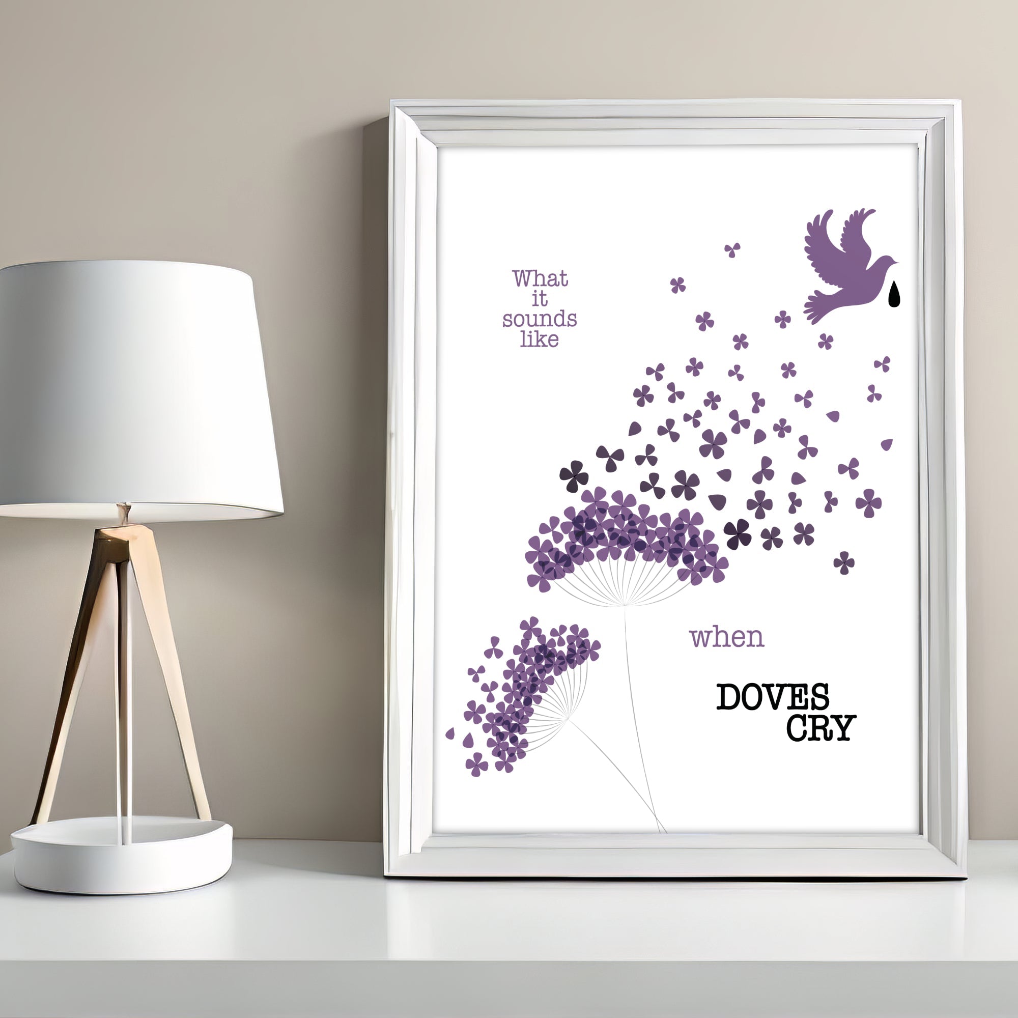 80s Music – Song Lyrics Art