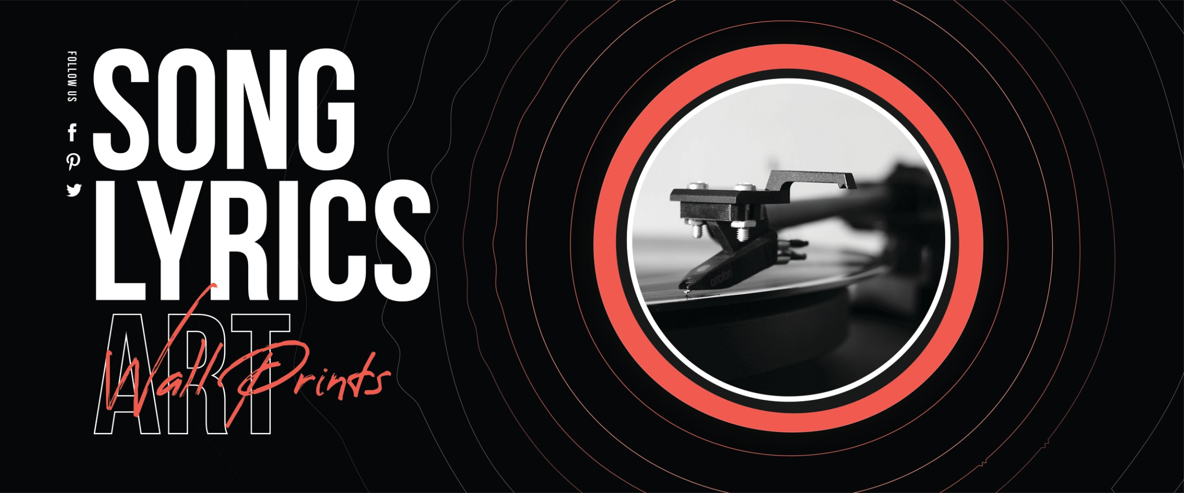 Song Lyric Wall Art Decor - Pop Rock Music Quote - Classic Rock Tunes ...